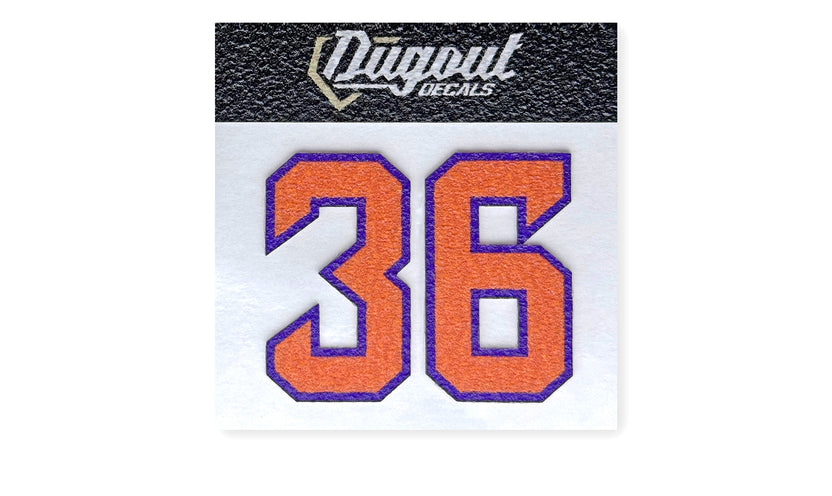 Helmet Number Kit – Dugout Decals